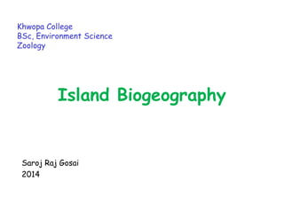 Island biogeography | PPT