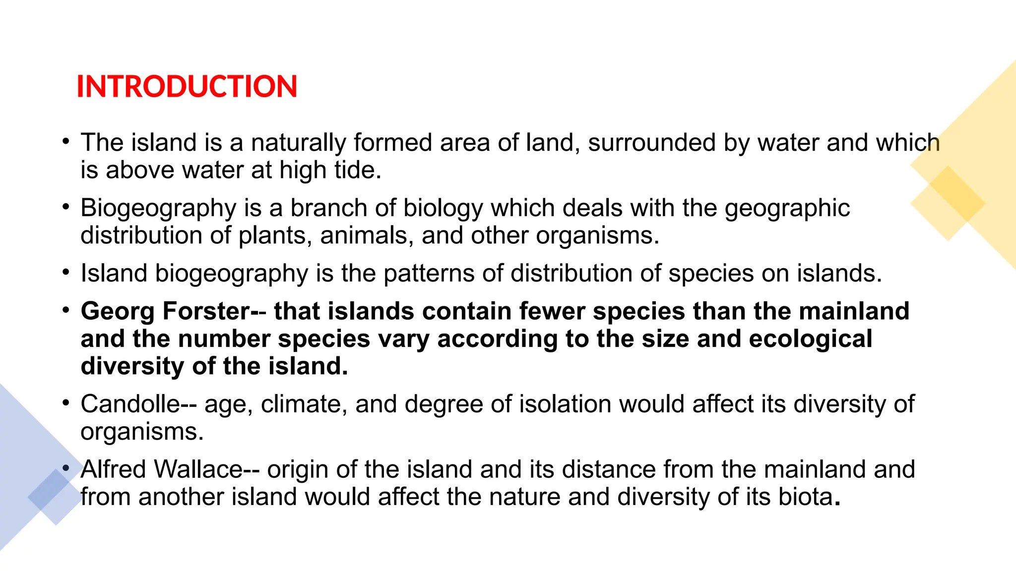 ISLAND BIOGEOGRAPHY (Theory of island biogeography).pptx