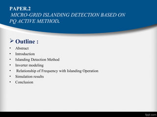 Islanding | PPT