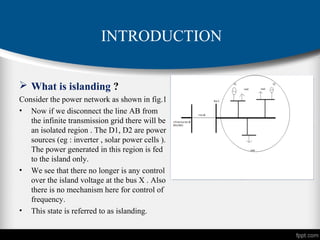 Islanding | PPT | Power and Energy Industry | Industries