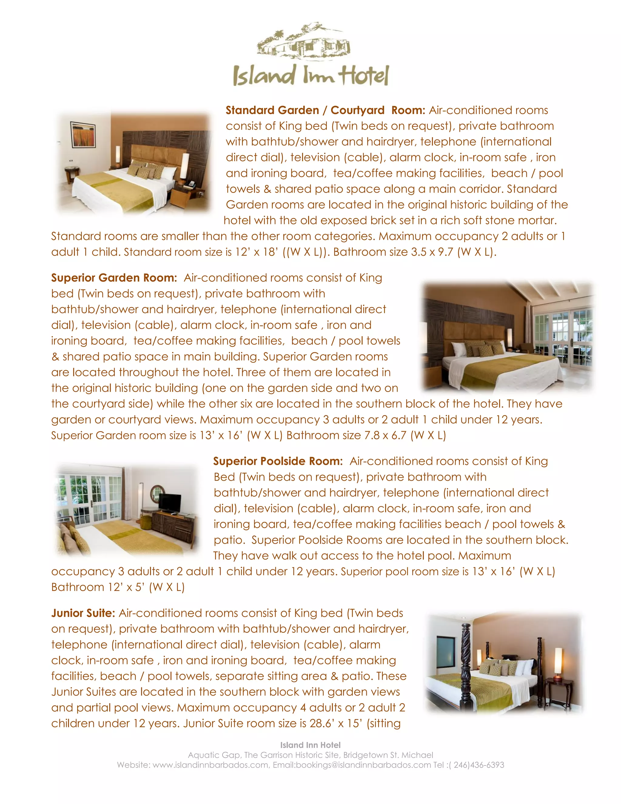 Island Inn Fact-sheet 2014 | PDF