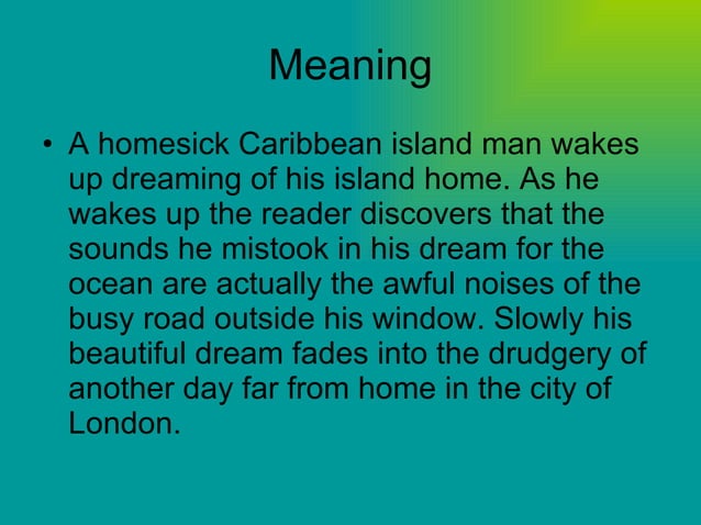 Island man josh bream | PPT