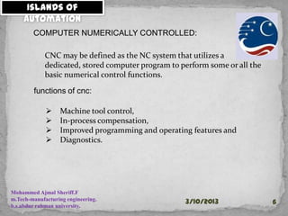 Island of automation | PPTX