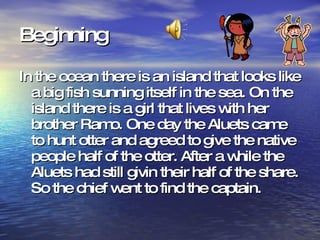 Island of the blue dolphins | PPT