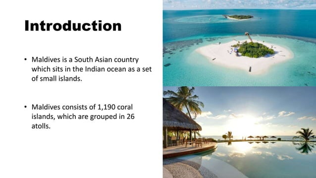 Geography and Islands of Maldives | PPTX | Asia Travel | Travel Locations