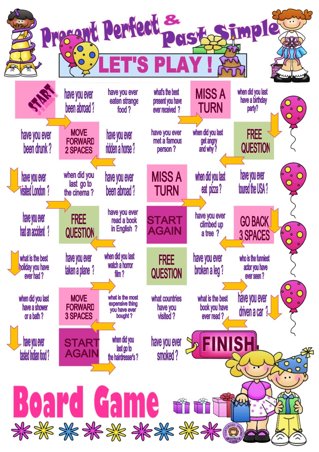 Islcollective board game