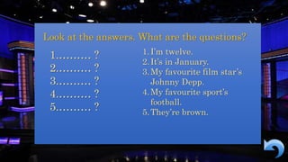 Grammar revision Game | PPTX