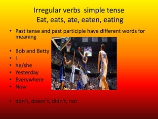 Present simple tense | PPTX