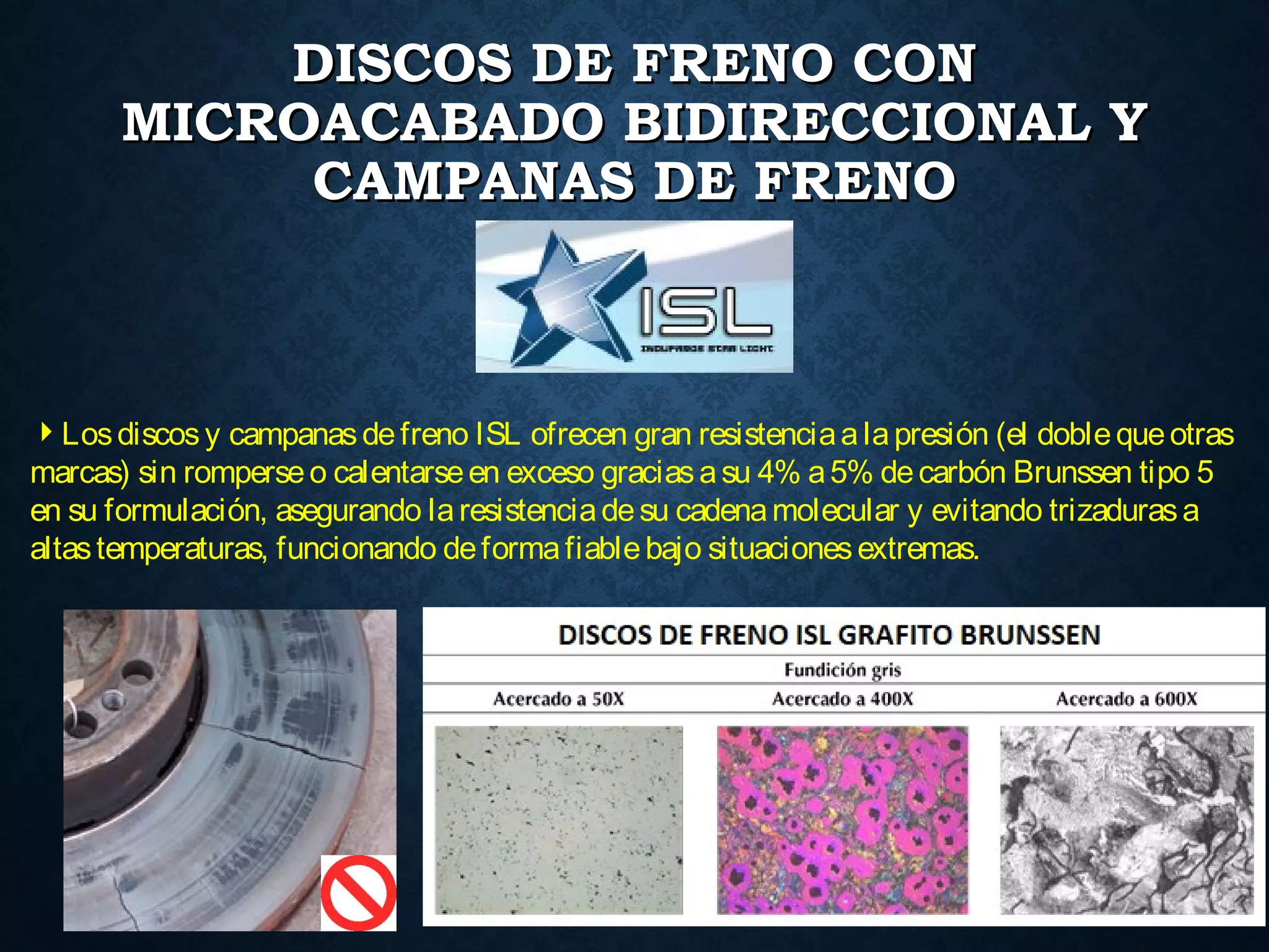 Isl disc and drums technical sheet | PPT