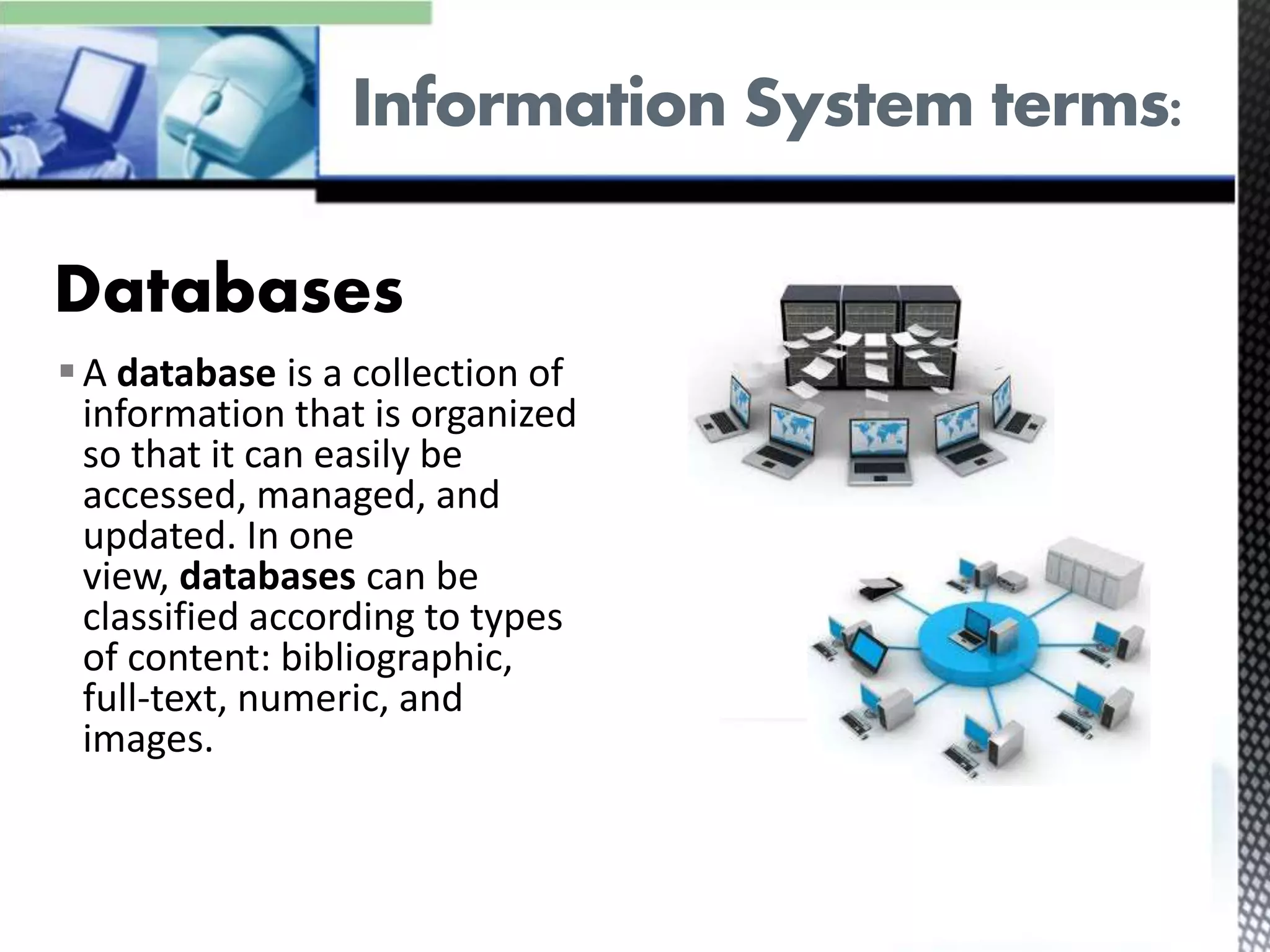 INFORMATION SYSTEM lecture | PPTX