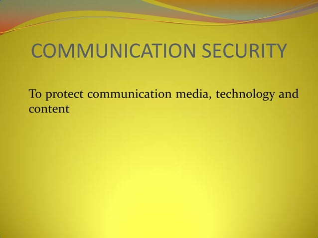 Information Security Lecture #1 ppt | PPTX | Information and Network ...