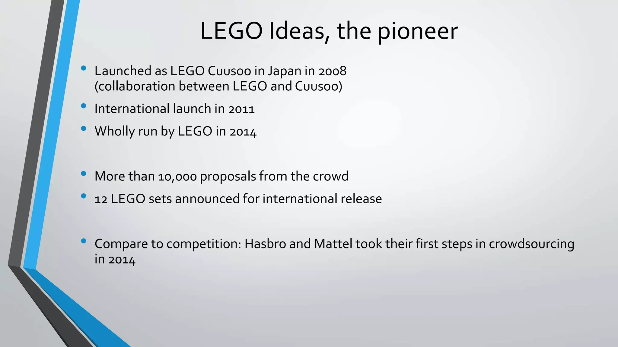 Is LEGO Ideas a good role model for crowdsourcing in the toy industry ...