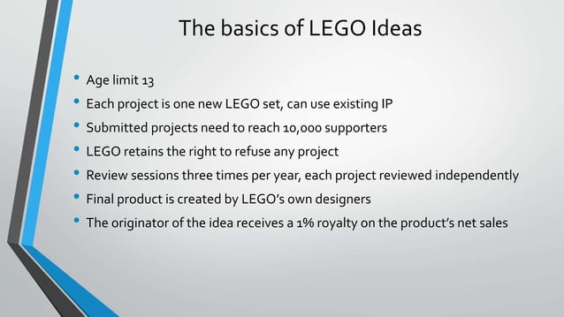 Is LEGO Ideas a good role model for crowdsourcing in the toy industry ...