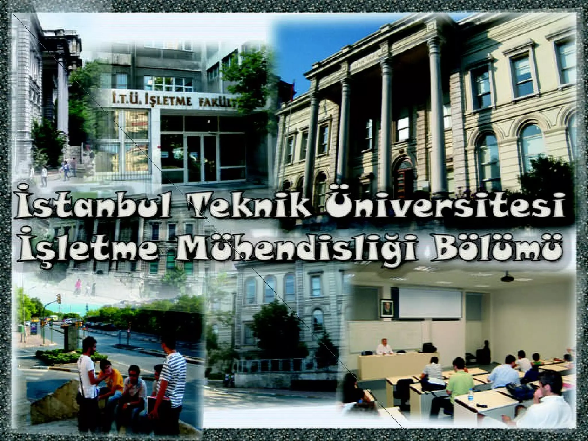 ITU Isletme Muhendisligi | PPT