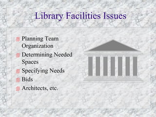 Library Facilities Presentation for ISLMA | PPTX