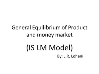 IS LM Model new.pdf