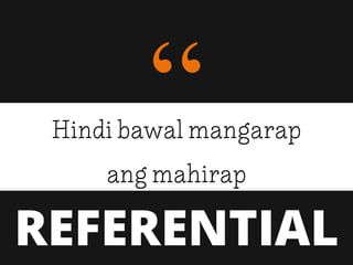 Islogan ng mga Pulitiko; Gamit ng Wika | PDF
