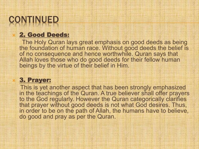 AHKAMAT-E-QURAN | PPT