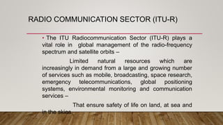 ITU-R and ISM | PPTX | Telecommunications Industry | Industries