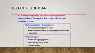 ITU-R and ISM | PPTX | Telecommunications Industry | Industries
