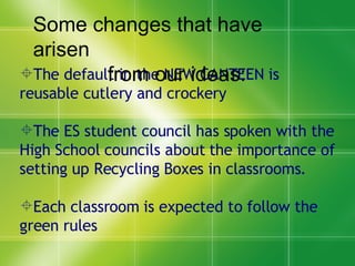 ISM Go Green presentation | PPT