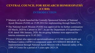 CCRAS,CCRS,CCRH,CCRU-M.PHARM(PHARMACOGNOSY) | PPTX