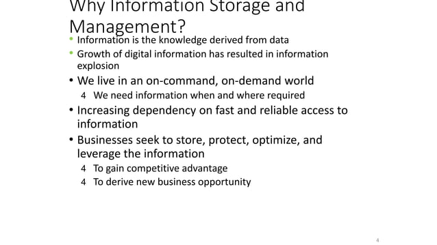 ISM-SLIDE and Data centered Architecture | PPT