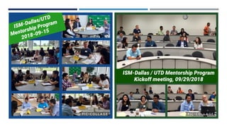 ISM-UTD Mentoring program 2019-2020 | PDF