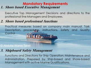 Safety management system and ISM | PPT