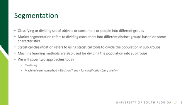 Segmentation: Clustering and Classification | PPTX