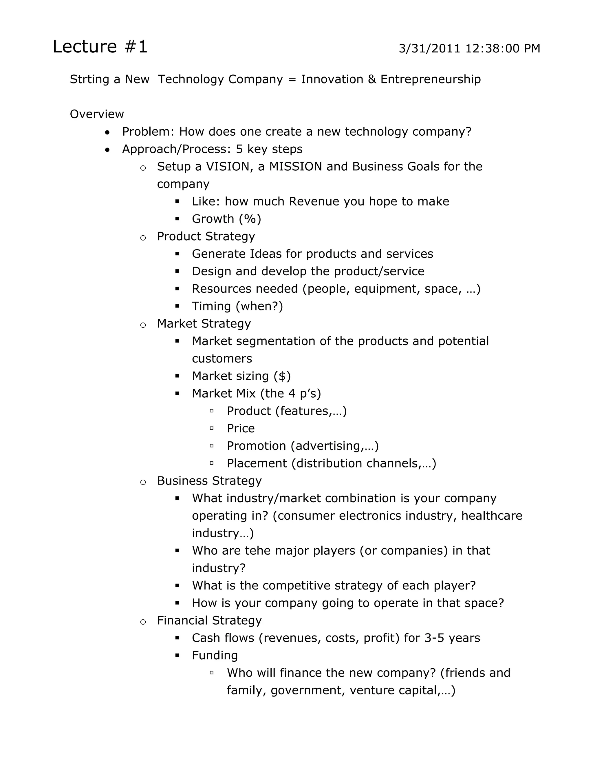 Ism 80 Lecture Notes Pdf