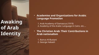 THE ARAB WORLD IN WORLD WAR 1, RESHAPING ITS POLITICAL LANDSCAPE AFTER ...