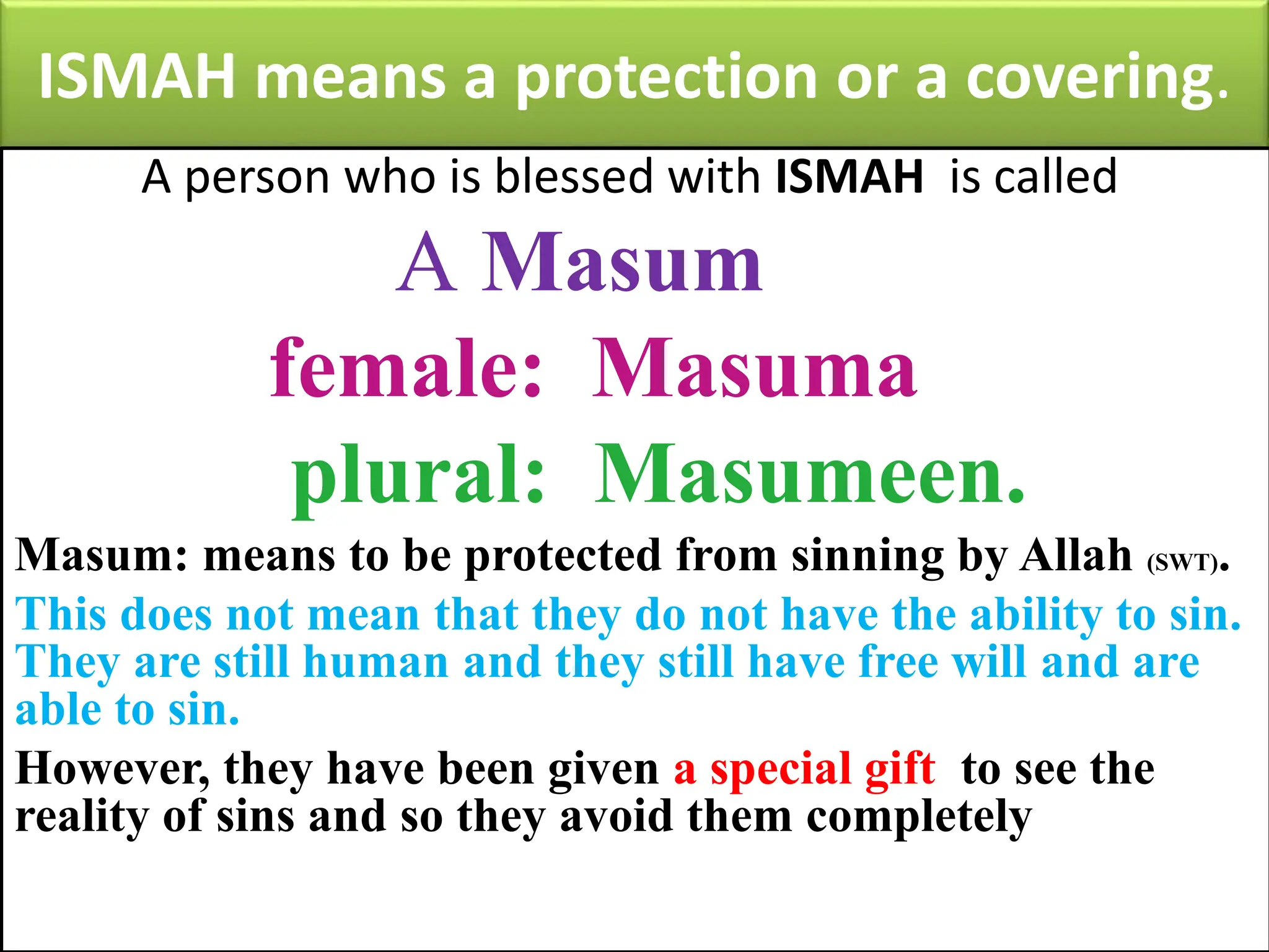 ISMAH-INFALLIBILTY.pptx