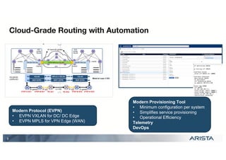 SP Routing Innovation with Segment Routing, VXLAN and EVPN - Ismail Ali | PPT