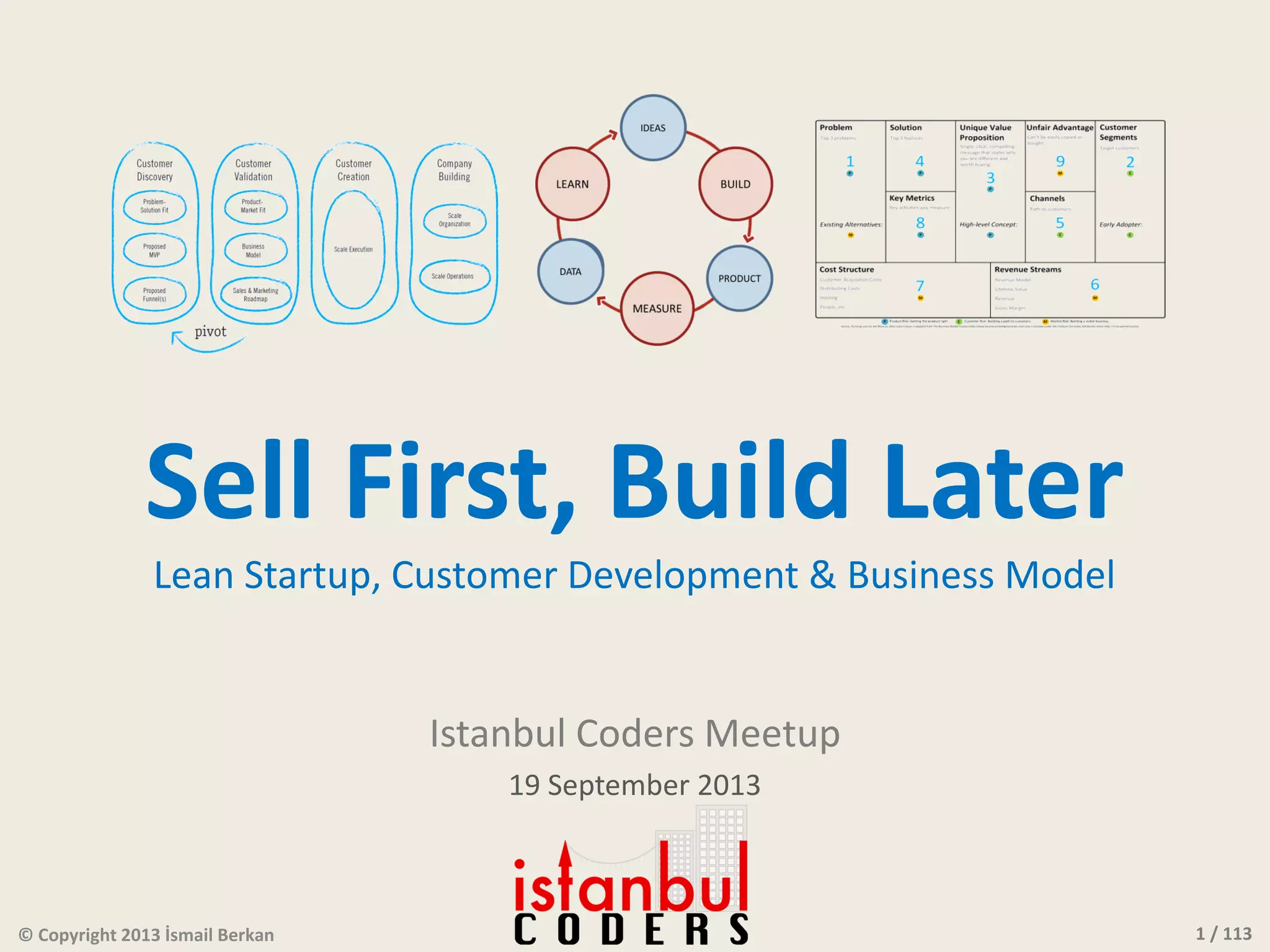 Sell First, Build Later with the Lean Startup: Fundamentals, Tools, Methods and Ten-Steps | PDF