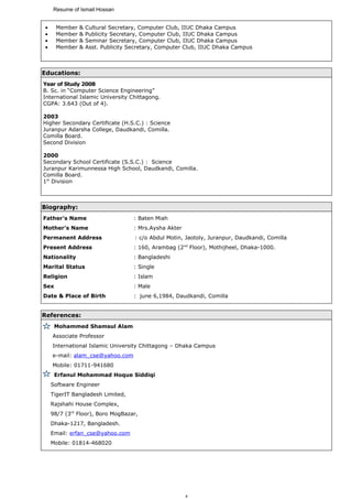 Ismail=cv+picture | PDF