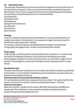 methods of isolation of bacteria | DOCX