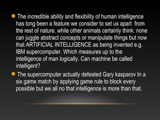 Is man a machine? | PPT