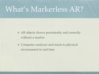 Ismar09 AR Games: Types and Technologies | PPT