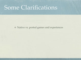 Ismar09 AR Games: Types and Technologies | PPT