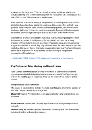 Is Matt Par's Tube Master Still the Best in 2025.pdf