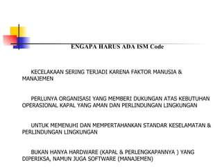 Ism Code | PPT