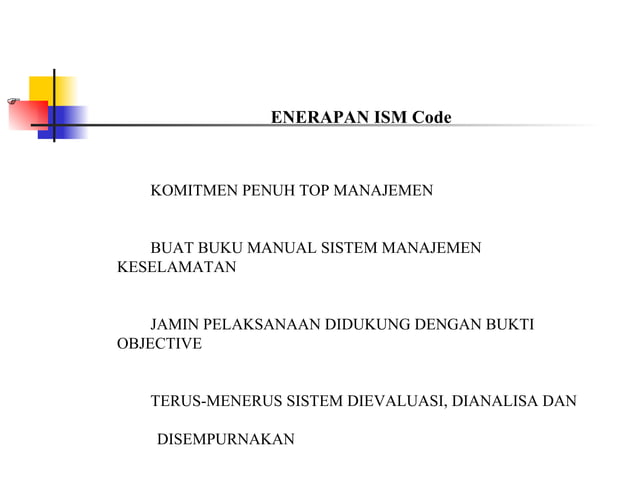 Ism Code | PPT