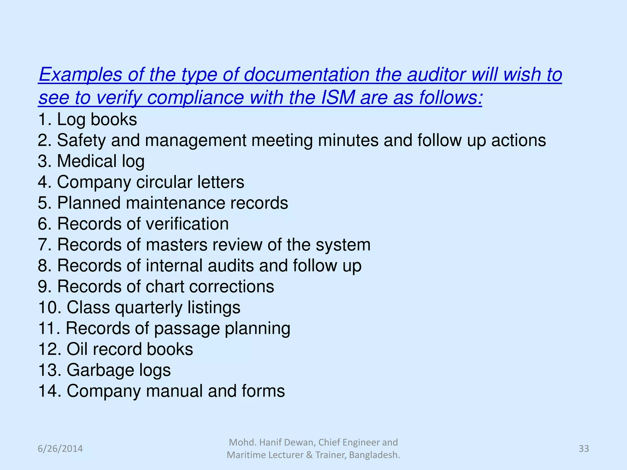 ISM Code | PDF
