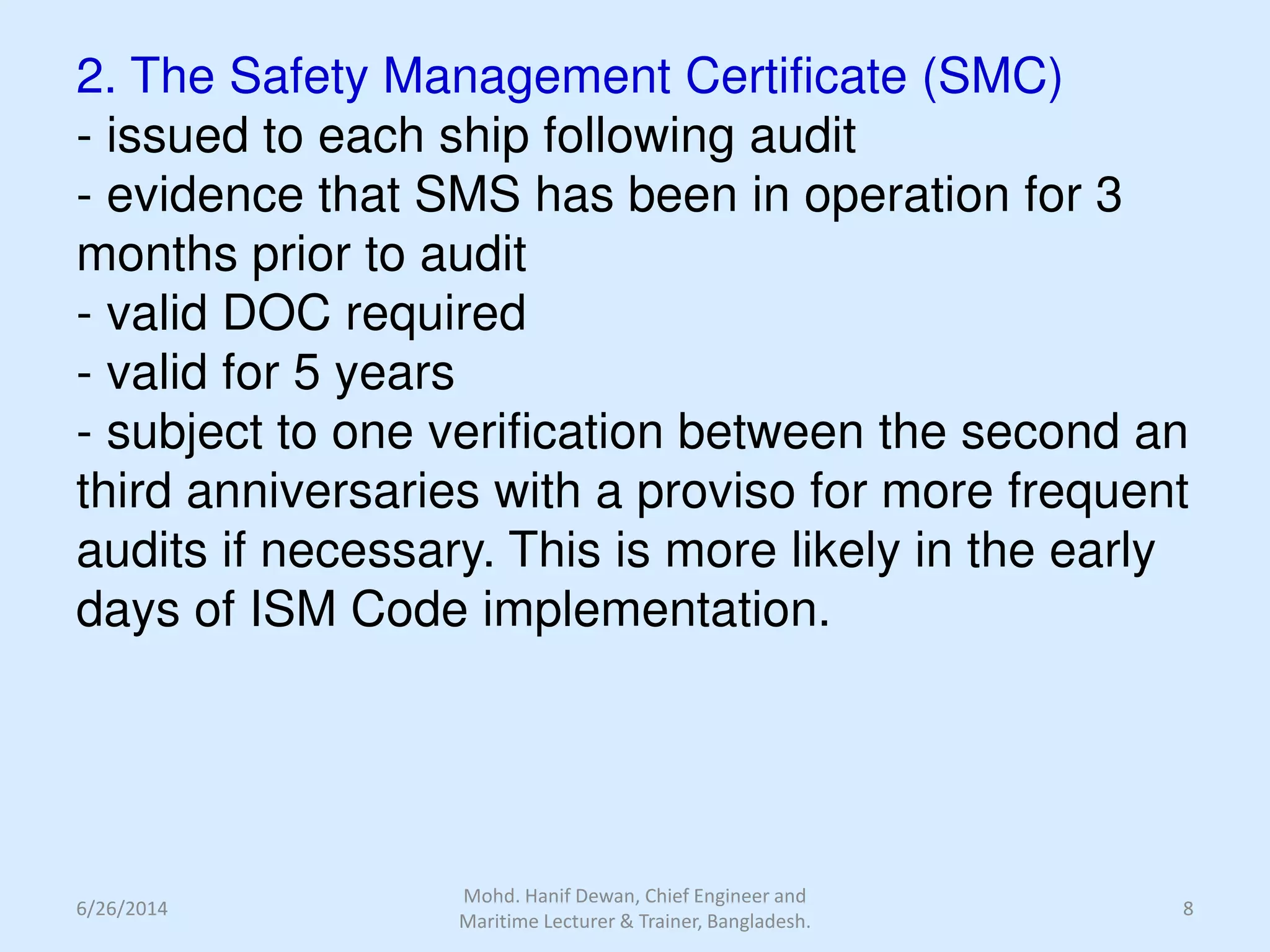 ISM Code | PDF