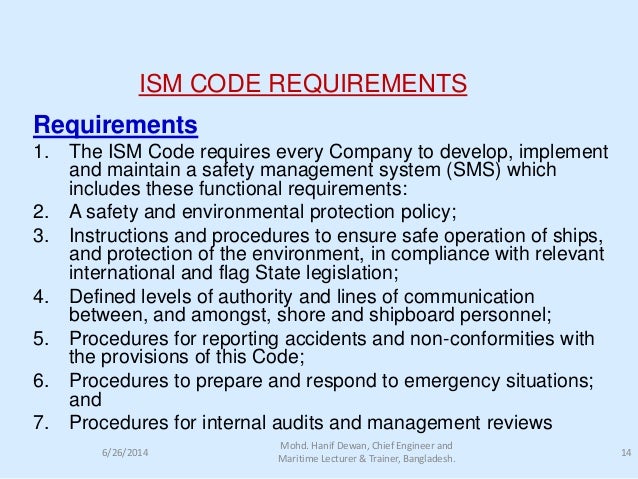 ISM Code ism-code