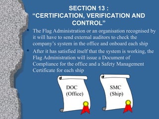 ISMcode INTERNATIONAL SAFETY MANAGEMENT.ppt