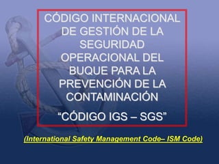 ISM CORREGIDO para entender y comprender el codigo | PPT