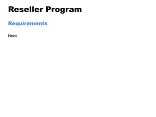 Reseller Program | PPT