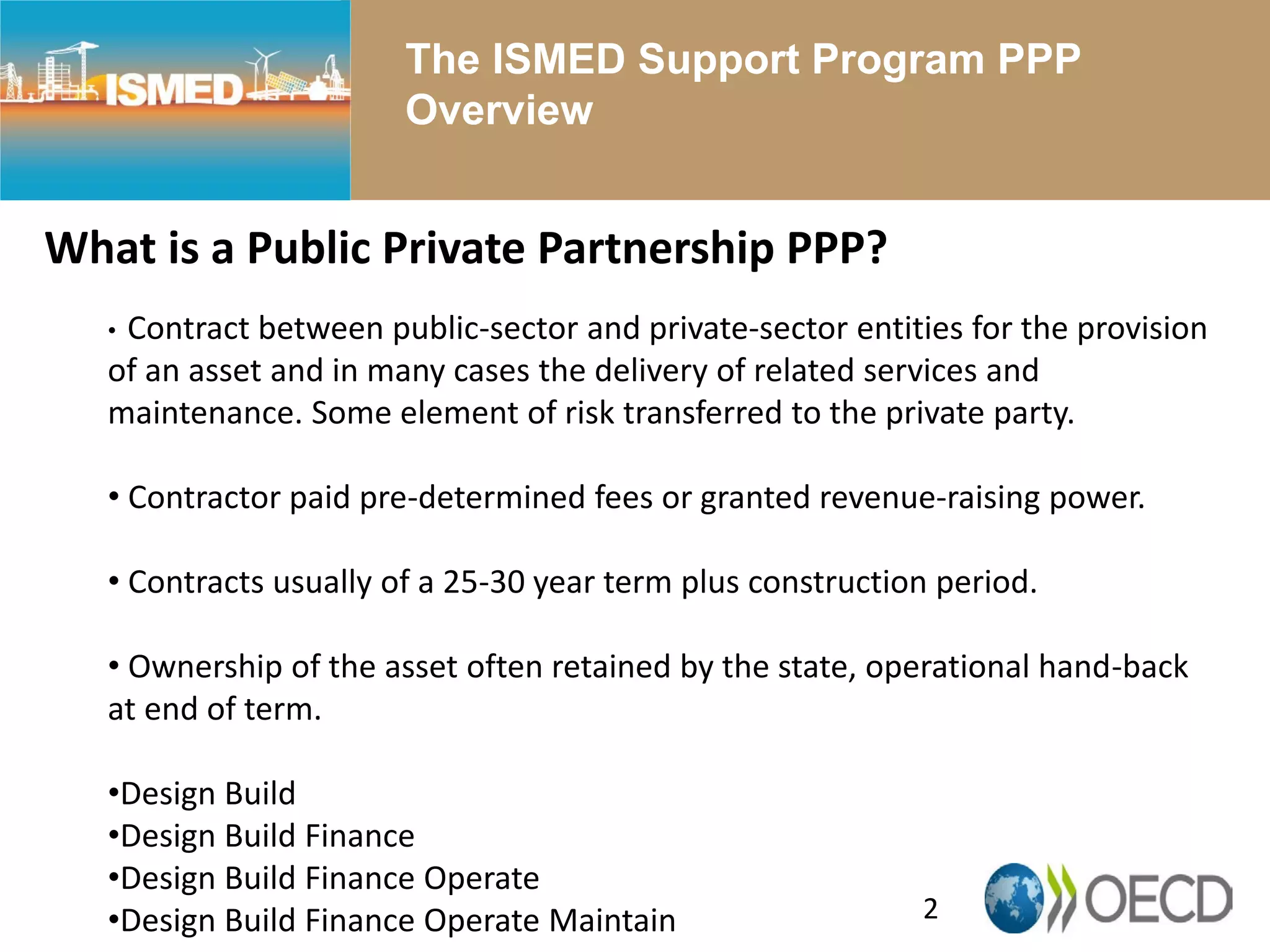 ISMED Training: PPP Fundamentals by Andrew Fitzpatrick, OECD | PDF